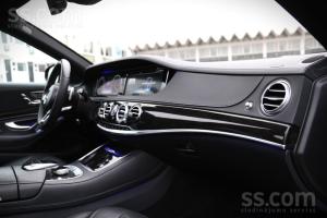Black Mercedes-Benz S 350 2016 in Riga, with an engine capacity of 3.00 L and mileage of 300 thousand km for 27995 €, photo 11 on AUTOMOTO.COM.LV