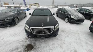 Black Mercedes-Benz S 350 2016 in Vilnius, with an engine capacity of 3.00 L and mileage of 250 thousand km for 19900 €, photo 5 on AUTOMOTO.COM.LV