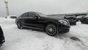 Black Mercedes-Benz S 350 2016 in Vilnius, with an engine capacity of 3.00 L and mileage of 250 thousand km for 19900 €, photo 7 on AUTOMOTO.COM.LV