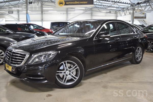 Melns Mercedes-Benz S 350 2016 Rīga, ar dzinēja tilpumu 3.00 L un nobraukumu 170 tūkst. km par 27900 €, foto 1 vietnē AUTOMOTO.COM.LV