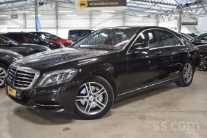 Black Mercedes-Benz S 350 2016 in Riga, with an engine capacity of 3.00 L and mileage of 170 thousand km for 27900 €, photo  on AUTOMOTO.COM.LV