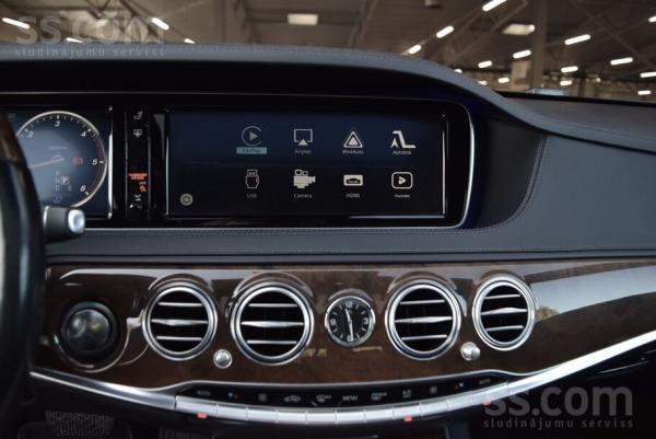 Melns Mercedes-Benz S 350 2016 Rīga, ar dzinēja tilpumu 3.00 L un nobraukumu 170 tūkst. km par 27900 €, foto 6 vietnē AUTOMOTO.COM.LV