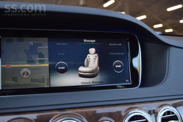 Melns Mercedes-Benz S 350 2016 Rīga, ar dzinēja tilpumu 3.00 L un nobraukumu 170 tūkst. km par 27900 €, foto 9 vietnē AUTOMOTO.COM.LV