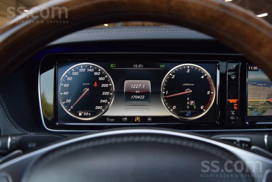 Черный Мерседес С 350 2016 в Рига, объемом двигателя 3.00 л и пробегом 170 тыс. км за 27900 €, фото 14 на AUTOMOTO.COM.LV