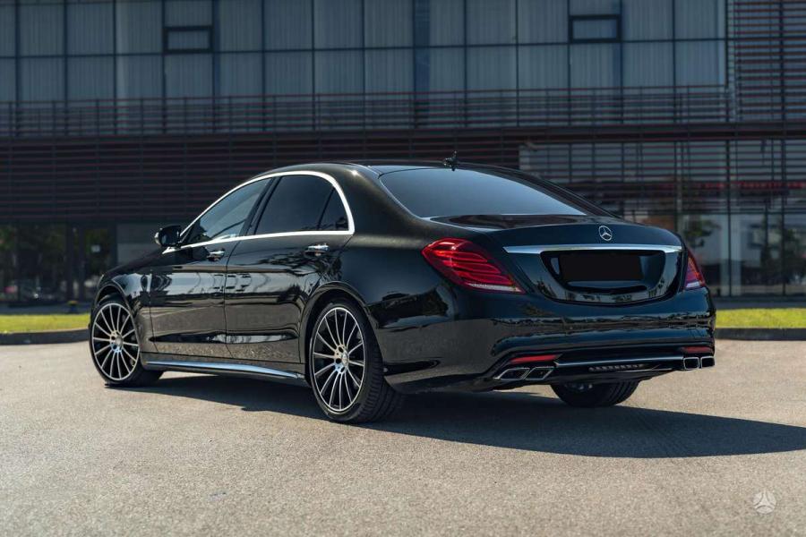 Melns Mercedes-Benz S 350 2016 Klaipėda, ar dzinēja tilpumu 2.99 L un nobraukumu 278 tūkst. km par 29900 €, foto 16 vietnē AUTOMOTO.COM.LV
