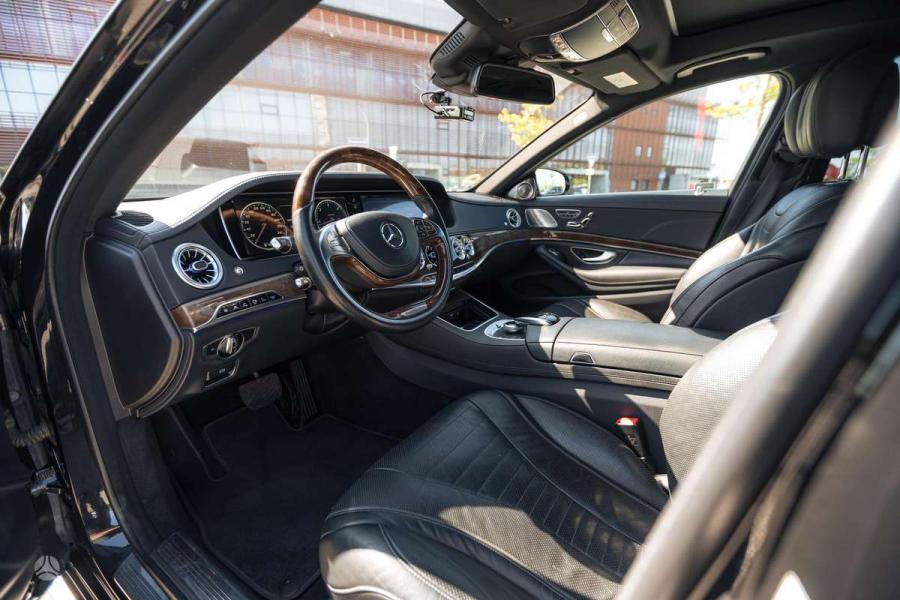 Melns Mercedes-Benz S 350 2016 Klaipėda, ar dzinēja tilpumu 2.99 L un nobraukumu 278 tūkst. km par 29900 €, foto 21 vietnē AUTOMOTO.COM.LV
