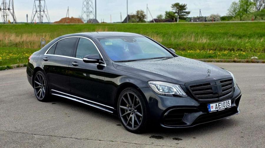 Melns Mercedes-Benz S 350 2016 Kauņa, ar dzinēja tilpumu 2.99 L un nobraukumu 280 tūkst. km par 22800 €, foto 1 vietnē AUTOMOTO.COM.LV