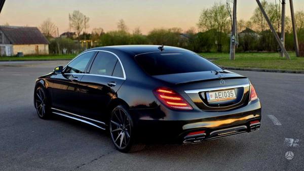 Melns Mercedes-Benz S 350 2016 Kauņa, ar dzinēja tilpumu 2.99 L un nobraukumu 280 tūkst. km par 22800 €, foto 6 vietnē AUTOMOTO.COM.LV