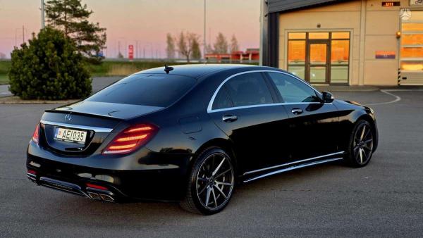 Melns Mercedes-Benz S 350 2016 Kauņa, ar dzinēja tilpumu 2.99 L un nobraukumu 280 tūkst. km par 22800 €, foto 7 vietnē AUTOMOTO.COM.LV