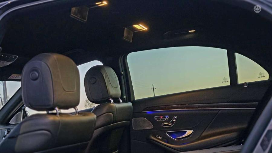 Melns Mercedes-Benz S 350 2016 Kauņa, ar dzinēja tilpumu 2.99 L un nobraukumu 280 tūkst. km par 22800 €, foto 21 vietnē AUTOMOTO.COM.LV