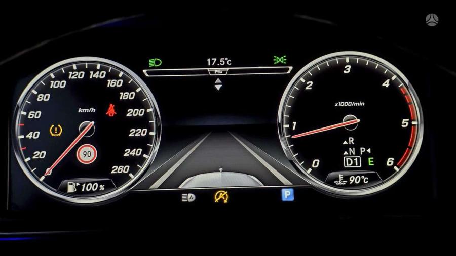 Melns Mercedes-Benz S 350 2016 Kauņa, ar dzinēja tilpumu 2.99 L un nobraukumu 280 tūkst. km par 22800 €, foto 26 vietnē AUTOMOTO.COM.LV