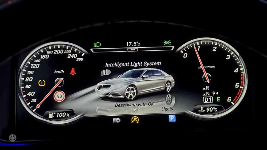 Melns Mercedes-Benz S 350 2016 Kauņa, ar dzinēja tilpumu 2.99 L un nobraukumu 280 tūkst. km par 22800 €, foto 30 vietnē AUTOMOTO.COM.LV