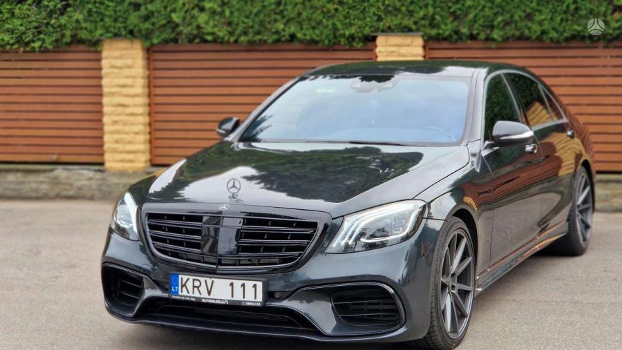 Black Mercedes-Benz S 350 2016 in Vilnius, with an engine capacity of 2.99 L and mileage of 280 thousand km for 22500 €, photo 1 on AUTOMOTO.COM.LV