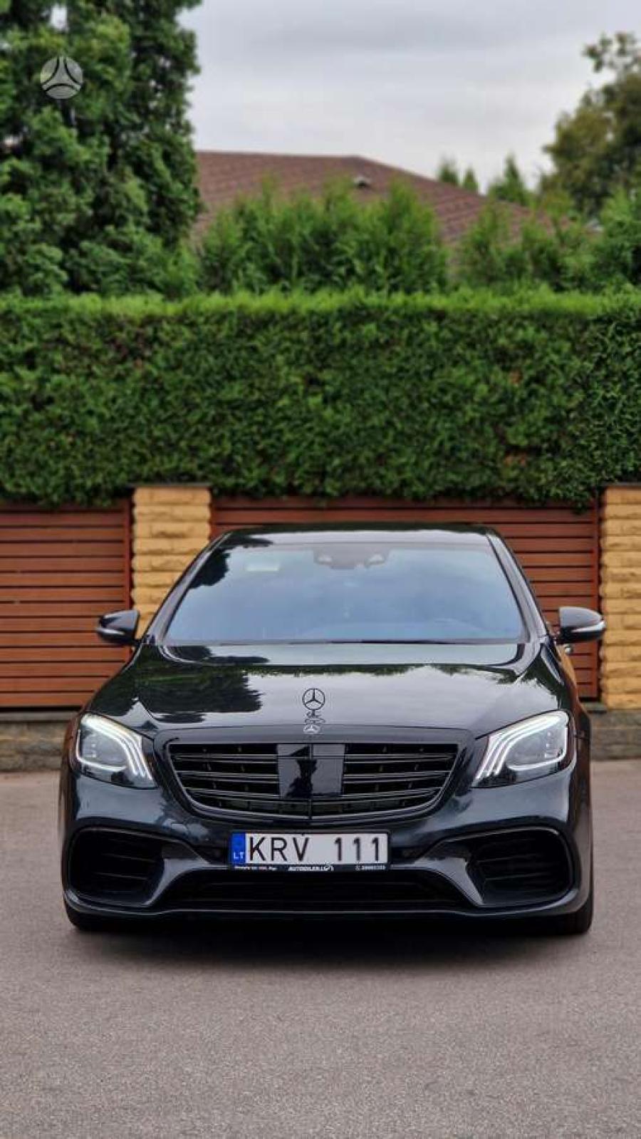 Black Mercedes-Benz S 350 2016 in Vilnius, with an engine capacity of 2.99 L and mileage of 280 thousand km for 22500 €, photo 3 on AUTOMOTO.COM.LV
