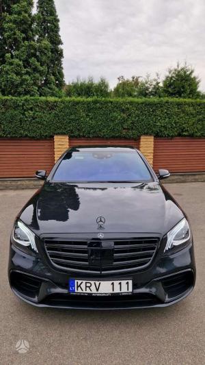 Black Mercedes-Benz S 350 2016 in Vilnius, with an engine capacity of 2.99 L and mileage of 280 thousand km for 22500 €, photo 4 on AUTOMOTO.COM.LV