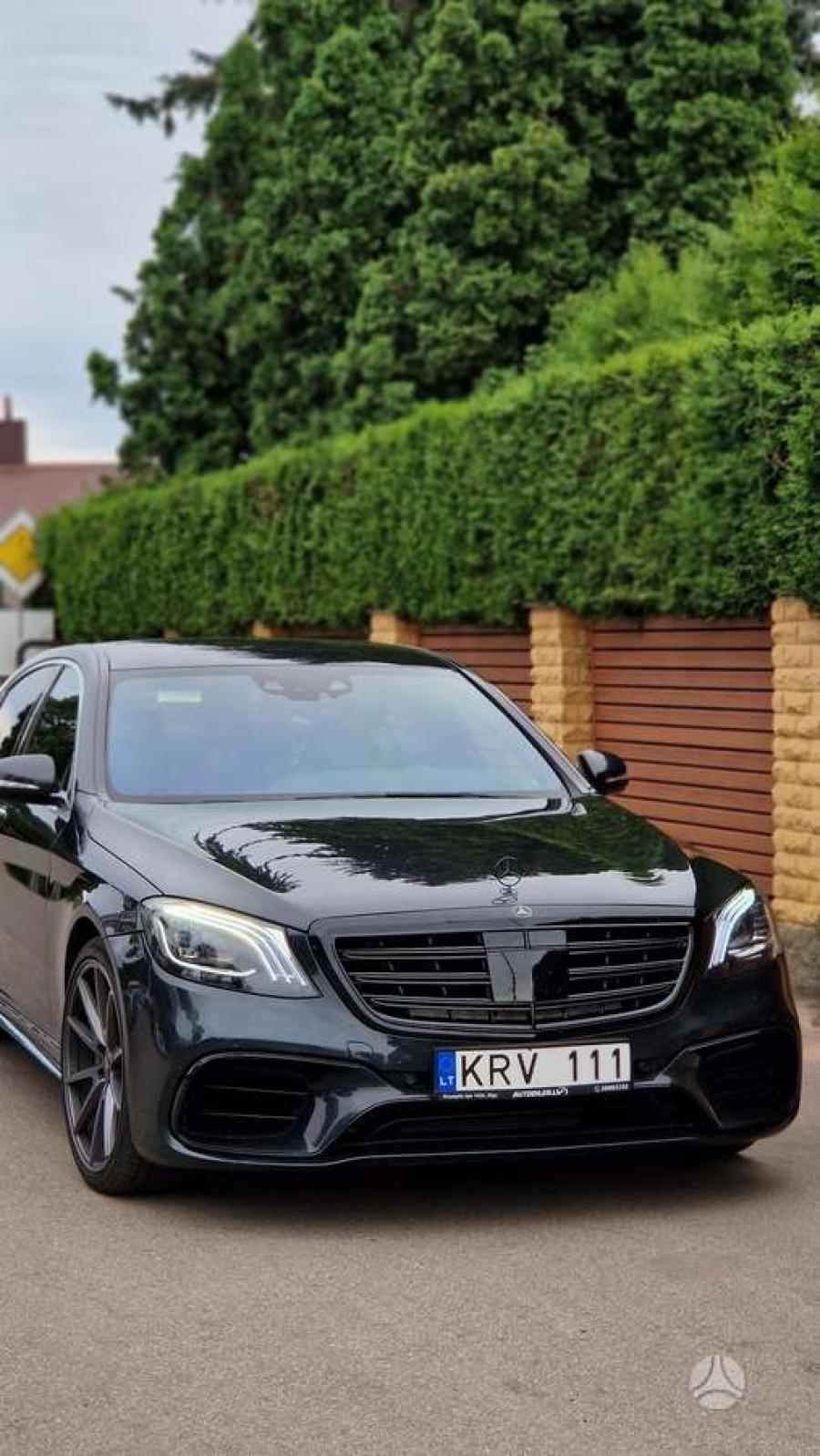 Black Mercedes-Benz S 350 2016 in Vilnius, with an engine capacity of 2.99 L and mileage of 280 thousand km for 22500 €, photo 5 on AUTOMOTO.COM.LV