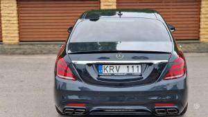 Black Mercedes-Benz S 350 2016 in Vilnius, with an engine capacity of 2.99 L and mileage of 280 thousand km for 22500 €, photo 6 on AUTOMOTO.COM.LV