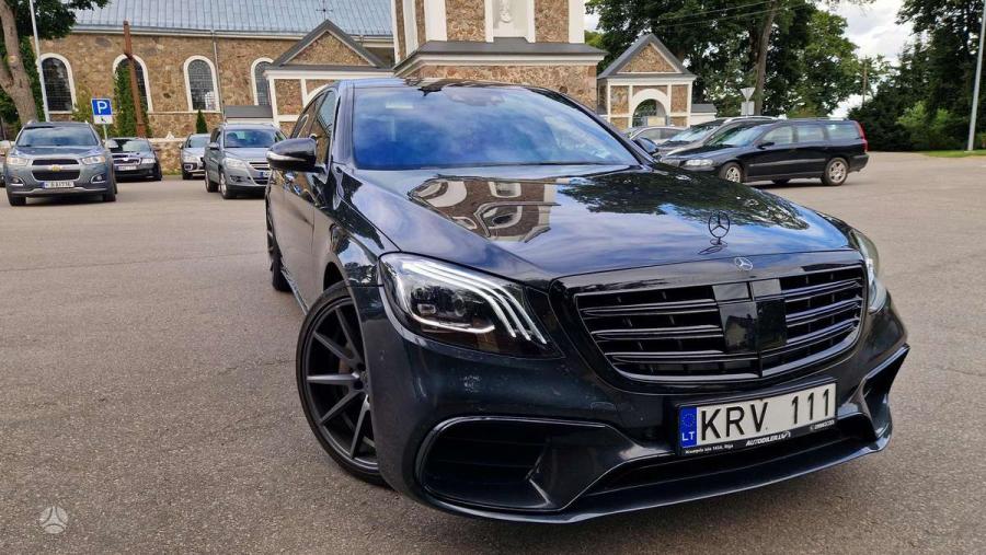 Black Mercedes-Benz S 350 2016 in Vilnius, with an engine capacity of 2.99 L and mileage of 280 thousand km for 22500 €, photo 10 on AUTOMOTO.COM.LV