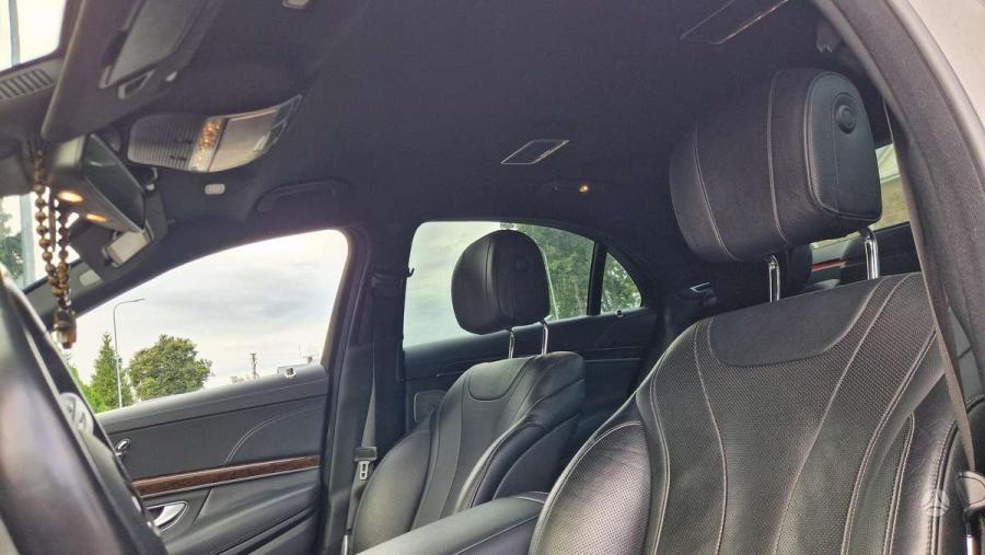 Black Mercedes-Benz S 350 2016 in Vilnius, with an engine capacity of 2.99 L and mileage of 280 thousand km for 22500 €, photo 13 on AUTOMOTO.COM.LV