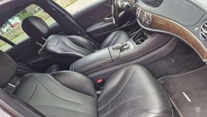 Black Mercedes-Benz S 350 2016 in Vilnius, with an engine capacity of 2.99 L and mileage of 280 thousand km for 22500 €, photo 18 on AUTOMOTO.COM.LV