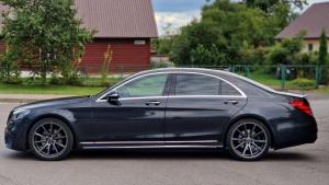 Black Mercedes-Benz S 350 2016 in Vilnius, with an engine capacity of 2.99 L and mileage of 280 thousand km for 22500 €, photo 22 on AUTOMOTO.COM.LV