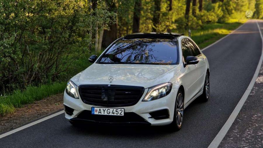 Black Mercedes-Benz S 350 2016 in Vilnius, with an engine capacity of 2.99 L and mileage of 280 thousand km for 22500 €, photo 23 on AUTOMOTO.COM.LV