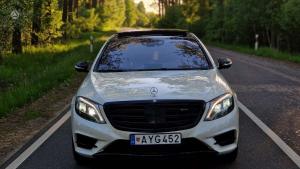 Black Mercedes-Benz S 350 2016 in Vilnius, with an engine capacity of 2.99 L and mileage of 280 thousand km for 22500 €, photo 24 on AUTOMOTO.COM.LV