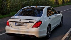 Black Mercedes-Benz S 350 2016 in Vilnius, with an engine capacity of 2.99 L and mileage of 280 thousand km for 22500 €, photo 30 on AUTOMOTO.COM.LV