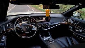 Black Mercedes-Benz S 350 2016 in Vilnius, with an engine capacity of 2.99 L and mileage of 280 thousand km for 22500 €, photo 35 on AUTOMOTO.COM.LV