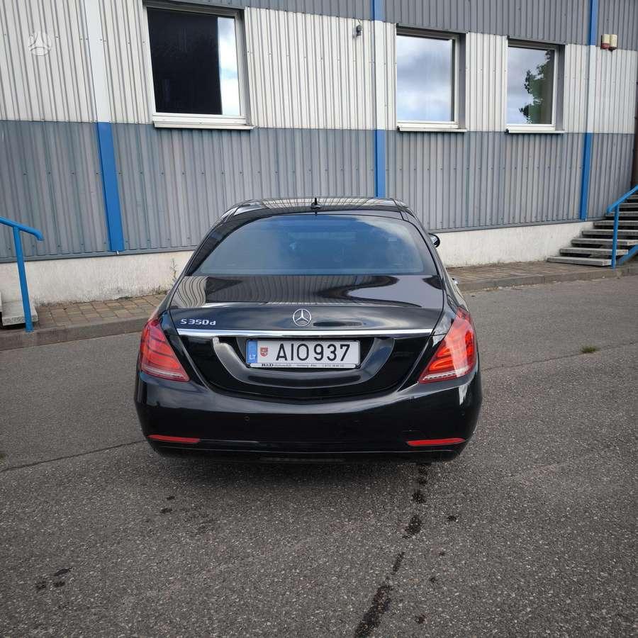 Melns Mercedes-Benz S 350 2016 Viļņa, ar dzinēja tilpumu 2.99 L un nobraukumu 241 tūkst. km par 25000 €, foto 6 vietnē AUTOMOTO.COM.LV