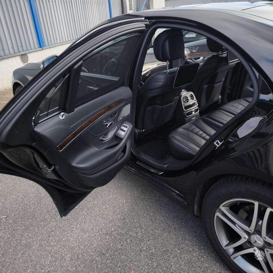 Melns Mercedes-Benz S 350 2016 Viļņa, ar dzinēja tilpumu 2.99 L un nobraukumu 241 tūkst. km par 25000 €, foto 8 vietnē AUTOMOTO.COM.LV