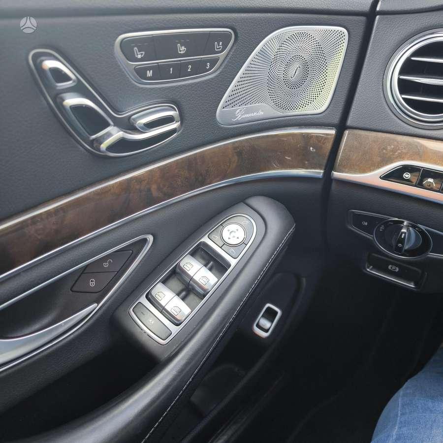 Melns Mercedes-Benz S 350 2016 Viļņa, ar dzinēja tilpumu 2.99 L un nobraukumu 241 tūkst. km par 25000 €, foto 15 vietnē AUTOMOTO.COM.LV