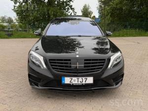 Black Mercedes-Benz S 350 2017 in Riga, with an engine capacity of 3.00 L and mileage of 0 thousand km for 26500 €, photo 9 on AUTOMOTO.COM.LV