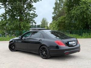 Black Mercedes-Benz S 350 2017 in Riga, with an engine capacity of 3.00 L and mileage of 0 thousand km for 26500 €, photo 11 on AUTOMOTO.COM.LV
