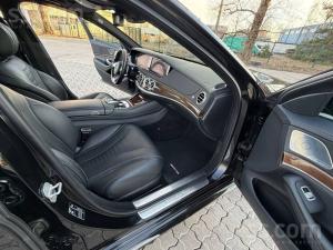 Black Mercedes-Benz S 350 2017 in Riga, with an engine capacity of 3.00 L and mileage of 0 thousand km for 26500 €, photo 20 on AUTOMOTO.COM.LV