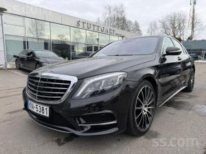 Melns Mercedes-Benz S 350 2017 Rīga, ar dzinēja tilpumu 3.00 L un nobraukumu 269 tūkst. km par 28500 €, foto  vietnē AUTOMOTO.COM.LV