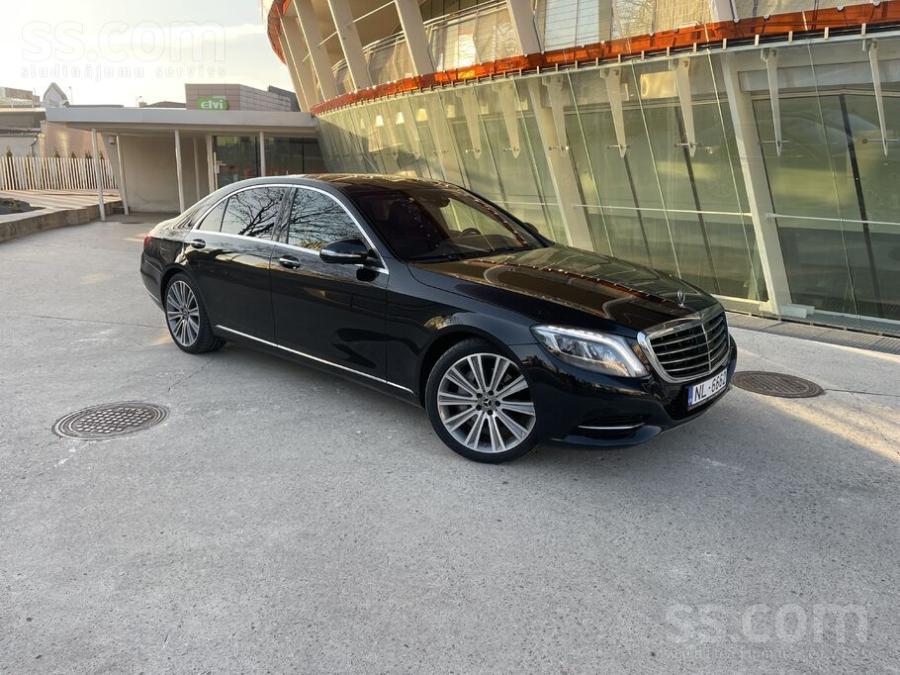 Melns Mercedes-Benz S 350 2017 Liepāja, ar dzinēja tilpumu 3.00 L un nobraukumu 220 tūkst. km par 30500 €, foto 1 vietnē AUTOMOTO.COM.LV