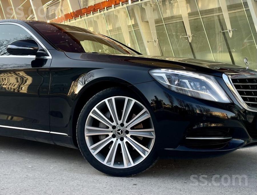 Melns Mercedes-Benz S 350 2017 Liepāja, ar dzinēja tilpumu 3.00 L un nobraukumu 220 tūkst. km par 30500 €, foto 4 vietnē AUTOMOTO.COM.LV