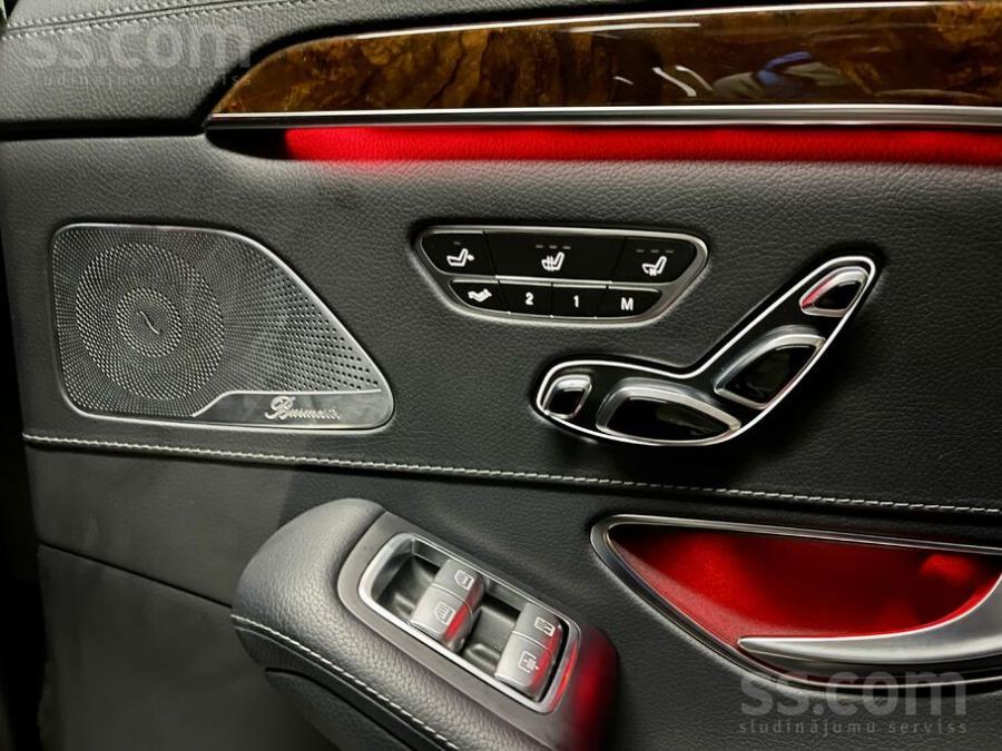 Melns Mercedes-Benz S 350 2017 Liepāja, ar dzinēja tilpumu 3.00 L un nobraukumu 220 tūkst. km par 30500 €, foto 14 vietnē AUTOMOTO.COM.LV