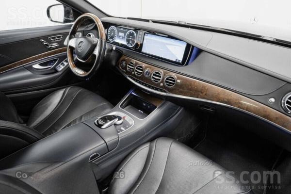 Mercedes-Benz S 350 2017 Liepāja vietnē Melns Mercedes-Benz S 350 2017 Liepāja, ar dzinēja tilpumu 3.00 L un nobraukumu 235 tūkst. km par 28000 €, foto 5 vietnē AUTOMOTO.COM.LV