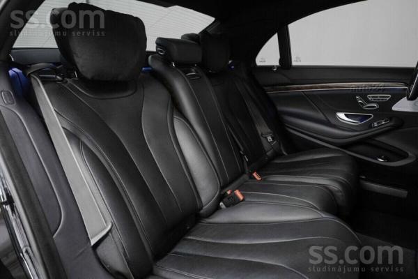 Mercedes-Benz S 350 2017 Liepāja vietnē Melns Mercedes-Benz S 350 2017 Liepāja, ar dzinēja tilpumu 3.00 L un nobraukumu 235 tūkst. km par 28000 €, foto 10 vietnē AUTOMOTO.COM.LV