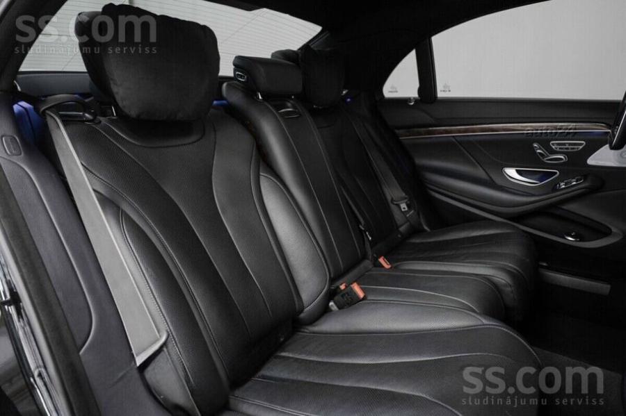 Melns Mercedes-Benz S 350 2017 Liepāja, ar dzinēja tilpumu 3.00 L un nobraukumu 235 tūkst. km par 28000 €, foto 10 vietnē AUTOMOTO.COM.LV