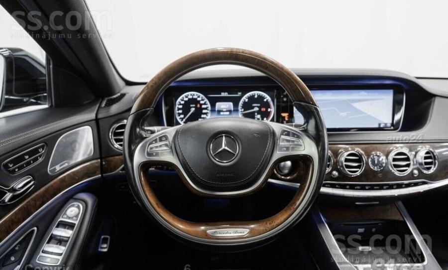 Melns Mercedes-Benz S 350 2017 Liepāja, ar dzinēja tilpumu 3.00 L un nobraukumu 235 tūkst. km par 28000 €, foto 21 vietnē AUTOMOTO.COM.LV