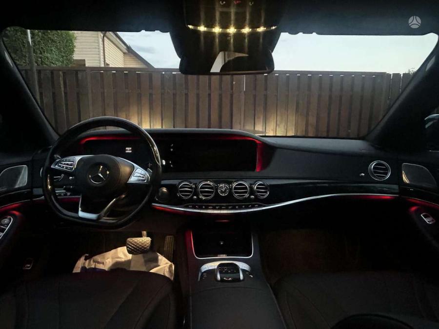 Melns Mercedes-Benz S 350 2017 Viļņa, ar dzinēja tilpumu 2.99 L un nobraukumu 128 tūkst. km par 27000 €, foto 27 vietnē AUTOMOTO.COM.LV