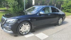 Black Mercedes-Benz S 350 2017 in Riga, with an engine capacity of 3.00 L and mileage of 112 thousand km for 30000 €, photo  on AUTOMOTO.COM.LV