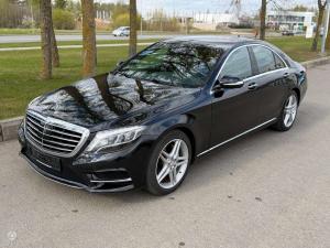 Melns Mercedes-Benz S 350 2017 Panevēža, ar dzinēja tilpumu 2.93 L un nobraukumu 116 tūkst. km par 26700 €, foto  vietnē AUTOMOTO.COM.LV