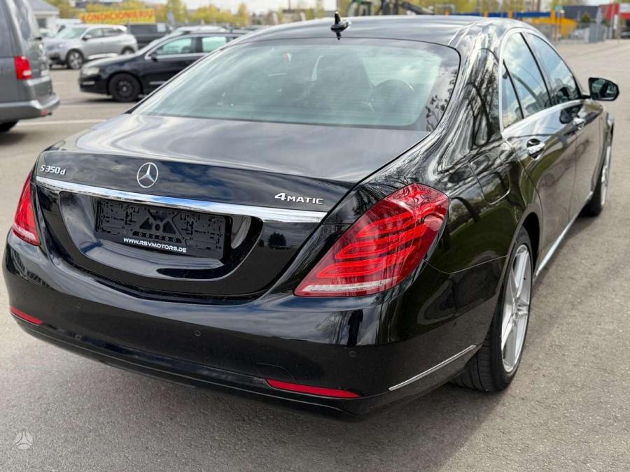 Melns Mercedes-Benz S 350 2017 Panevēža, ar dzinēja tilpumu 2.93 L un nobraukumu 116 tūkst. km par 26700 €, foto 4 vietnē AUTOMOTO.COM.LV