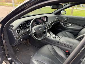 Melns Mercedes-Benz S 350 2017 Panevēža, ar dzinēja tilpumu 2.93 L un nobraukumu 116 tūkst. km par 26700 €, foto 6 vietnē AUTOMOTO.COM.LV