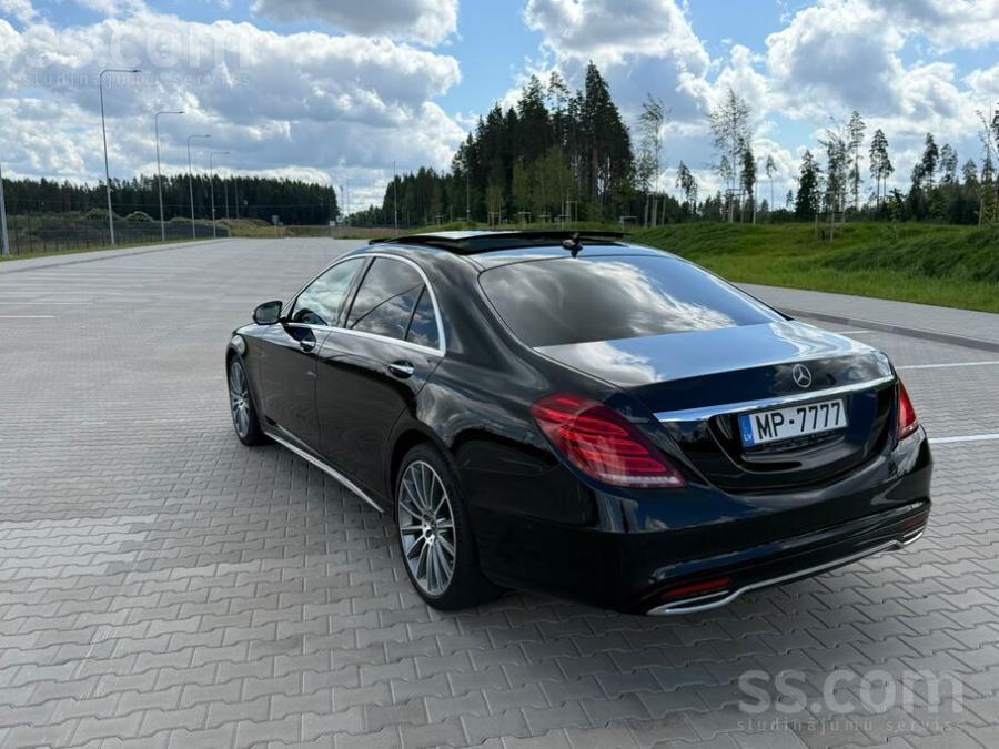 Черный Мерседес С 350 2017 в Валмиера, объемом двигателя 3.00 л и пробегом 179 тыс. км за 32200 €, фото 6 на AUTOMOTO.COM.LV