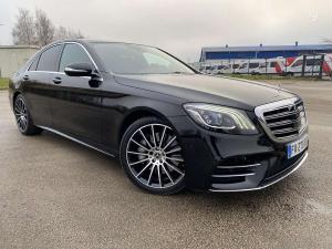 Black Mercedes-Benz S 350 2018 in Taurage, with an engine capacity of 2.93 L and mileage of 188 thousand km for 37800 €, photo 2 on AUTOMOTO.COM.LV